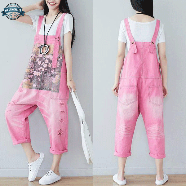 Pink Denim Dungarees | My Dungarees